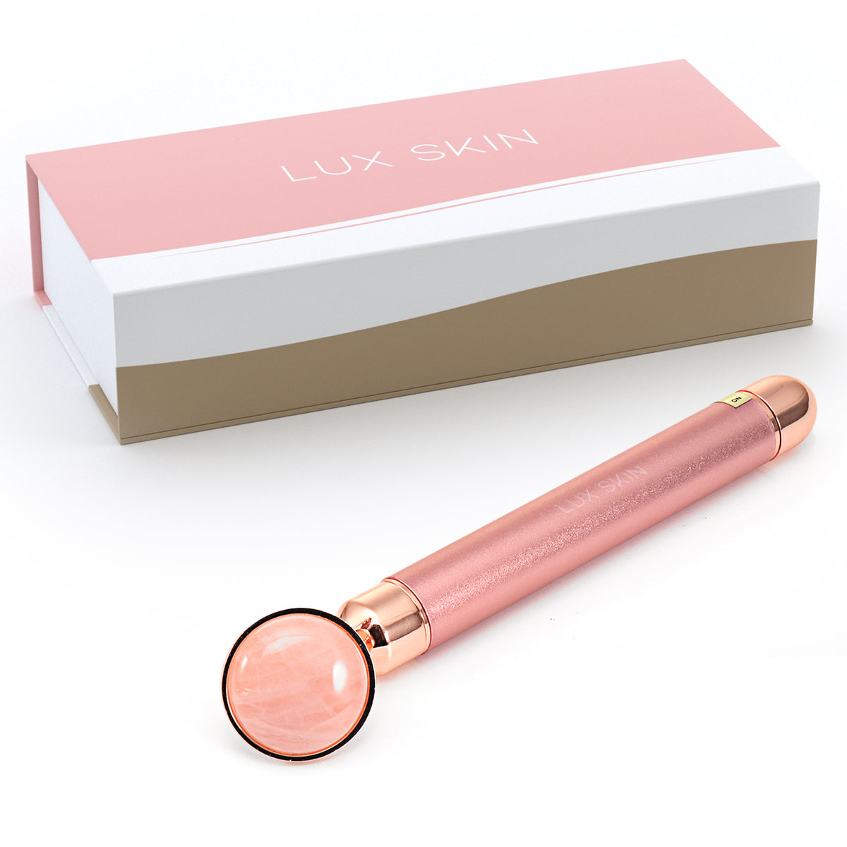 LUX SKIN® Rose Quartz Sonic Face Wand – LUX SKIN UK